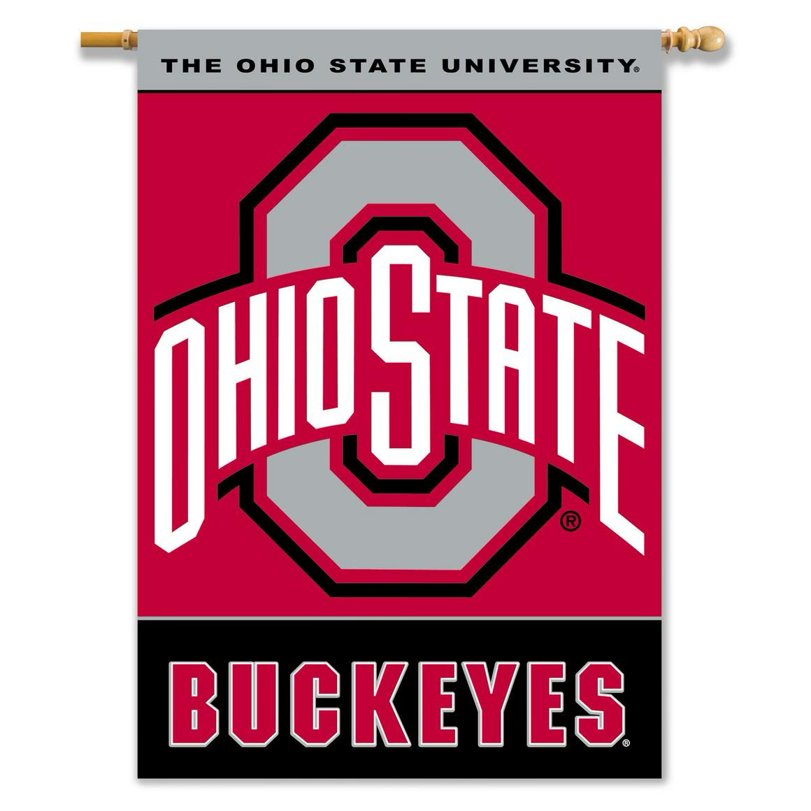 Ohio State Buckeyes Premium 2-Sided 28" x 40" Banner - OSU Sports Fans